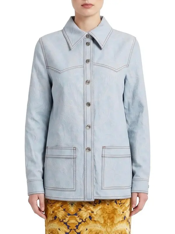Etro Paisley Shirt - Blue