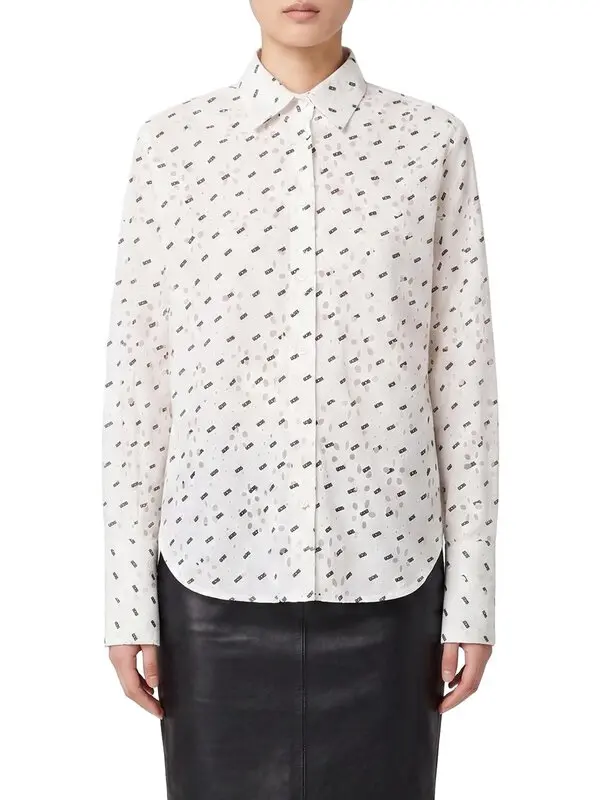 Gcds Graphic Print Shirt - White