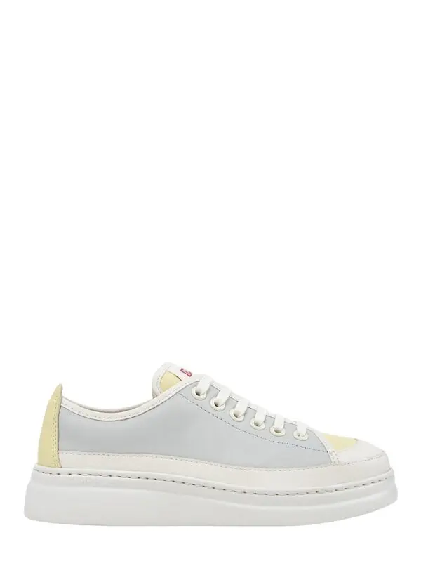 Camper Twins Calfskin Sneakers With Abstract Pattern - Multicolor