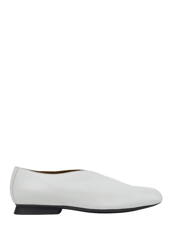 Camper Casi Myra Leather Ballerinas - Grey