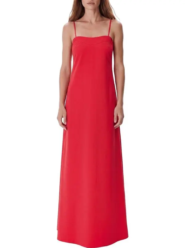 DI STAVNITSER Strappy Maxi Dress - Red