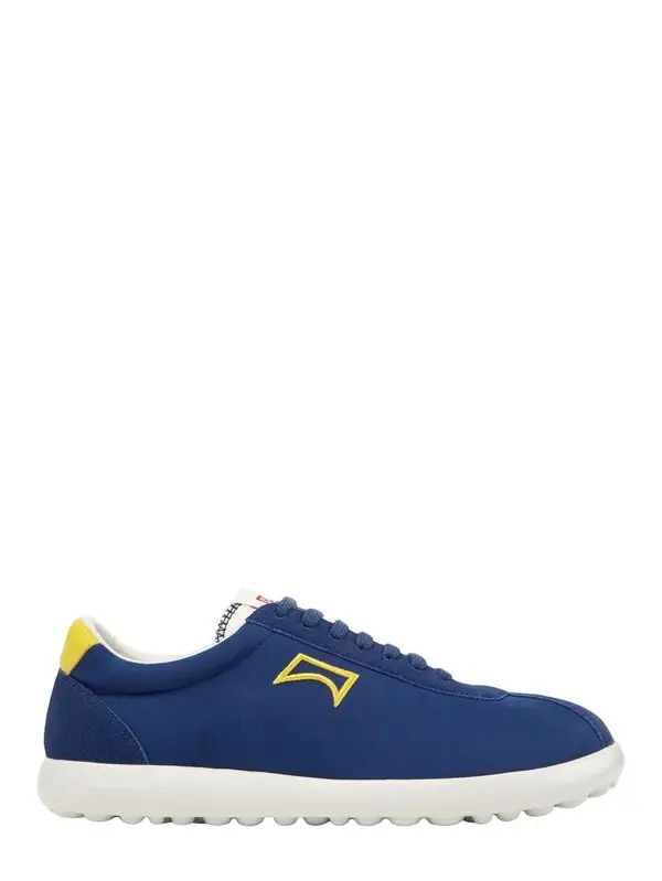 Camper Pelotas Xlf Recycled Polyester And Suede Sneakers - Blue