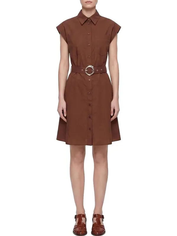 Liu Jo Shirt Dress - Brown