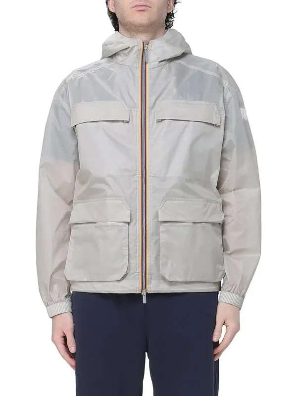 K-WAY Lightweight Hooded Jacket - Beige