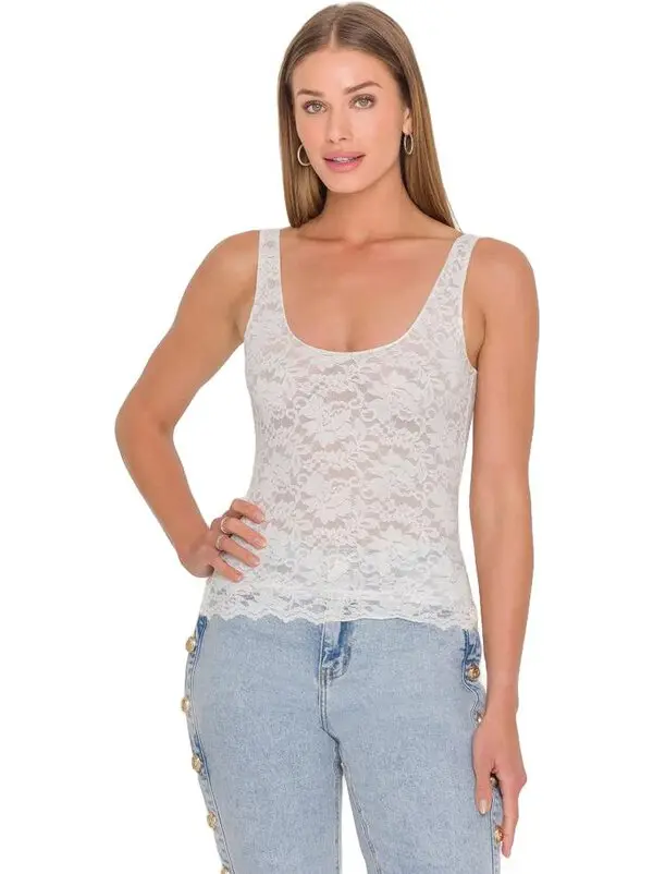 Generation Love Lace Tank - White