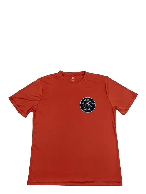 COALATREE Quick Dry Short-sleeve T-shirt - 10 Year Brick