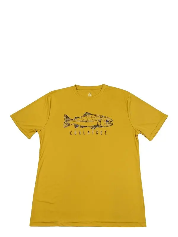 COALATREE Quick Dry Short-sleeve T-shirt - Fish Honey