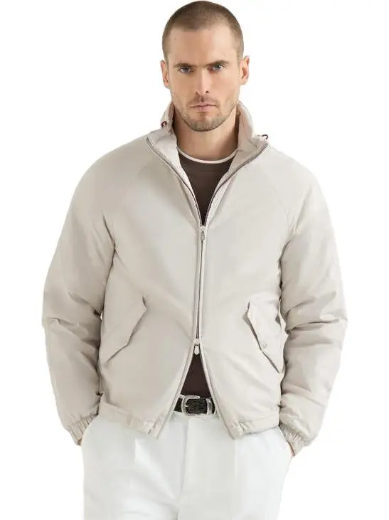 Brunello Cucinelli Outerwear Jacket With Packable Hood - Panama