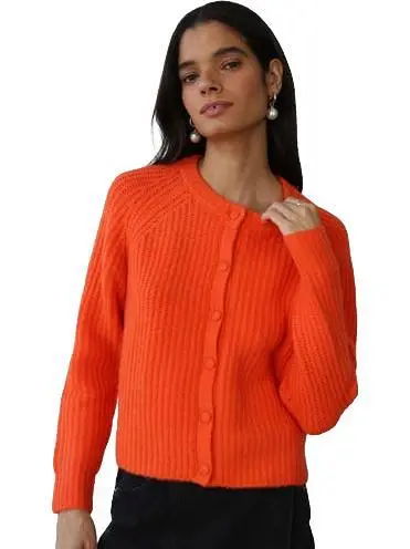 Callahan Relaxed Fit Cardigan - Poppy