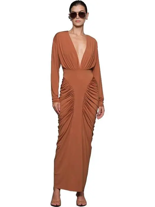 ET OCHS Athens Midi Dress - Tuscan