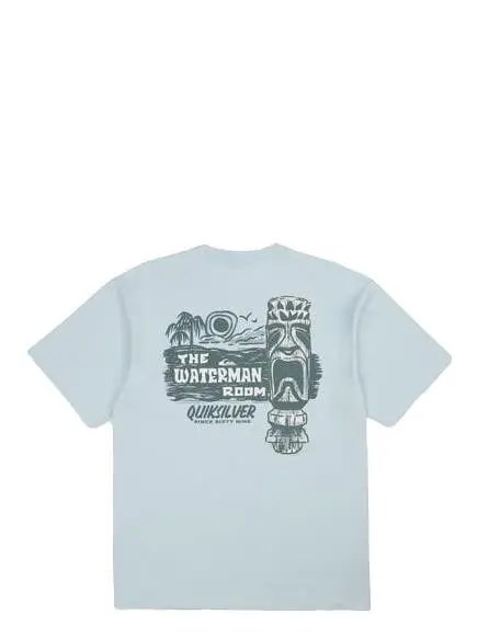 QUIKSILVER WATERMAN Waterman Room Qmt0 Short Sleeve Shirt - Skyway