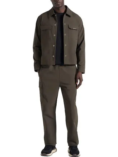 Manière De Voir Technical Cargo Shirt Jacket - Olive