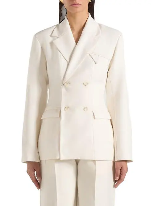 Manière De Voir Double-breasted Blazer - Off White