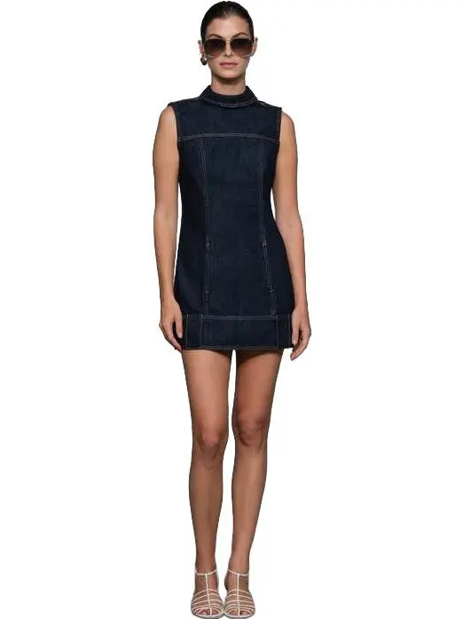 ET OCHS Winslow Denim Mini Dress - Midnight