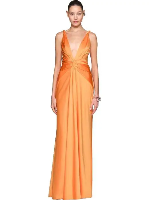 ET OCHS Tatum Gown - Tangerine
