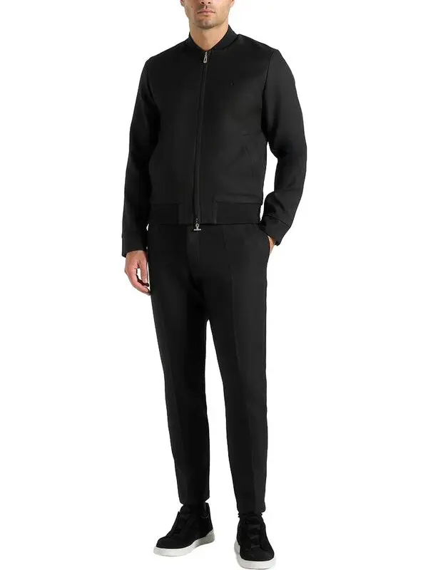 Manière De Voir Tailored Bomber Jacket - Black