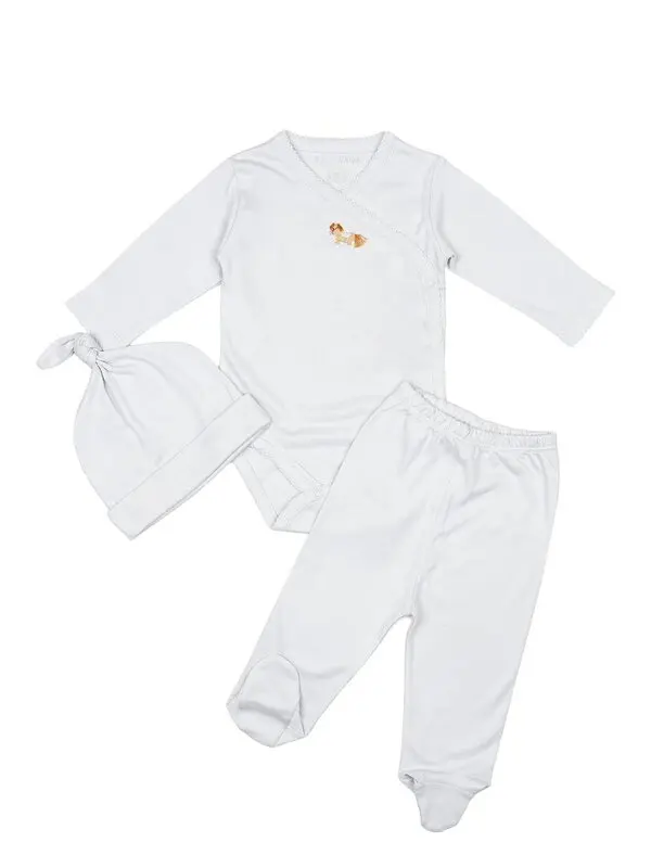 WILD WAWA Pima Embroidered Bundle Set - Rocking Horse