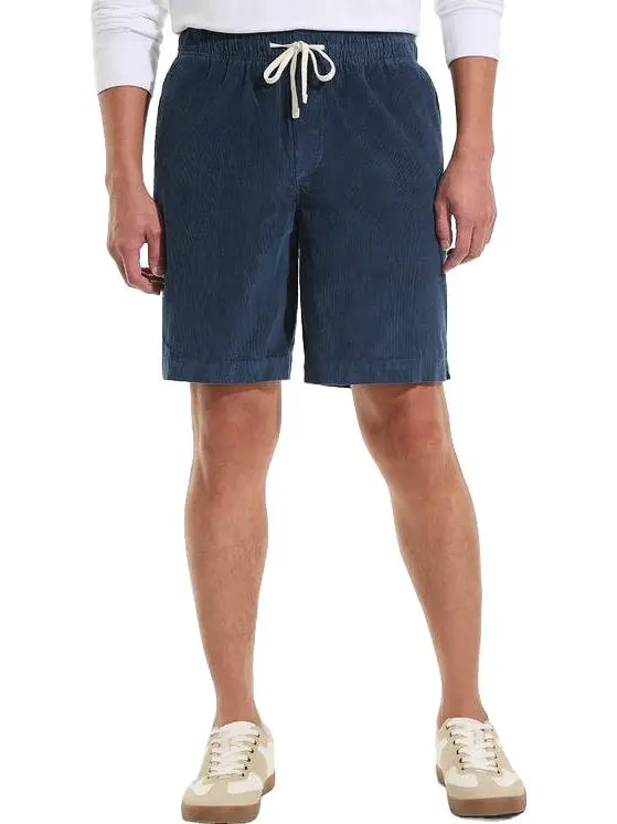 LANDS' END 9" Pull-on Deck Shorts - Deep Ocean