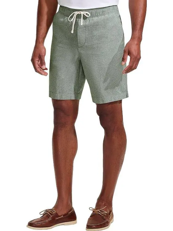LANDS' END 9" Pull-on Deck Shorts - Pale Eucalyptus