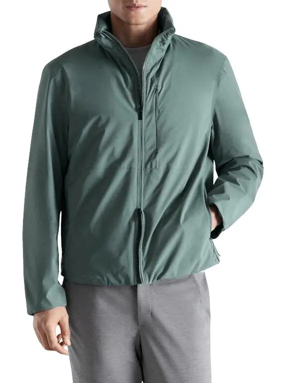 Mango Packable Water Repellent Jacket - Dark Green