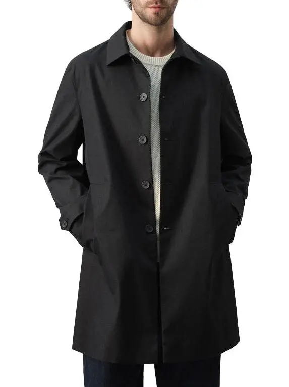 Mango Water Repellent Raincoat - Black