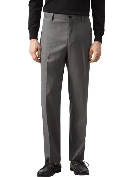 Mango Ricardo Regular Fit Dress Pants - Grey