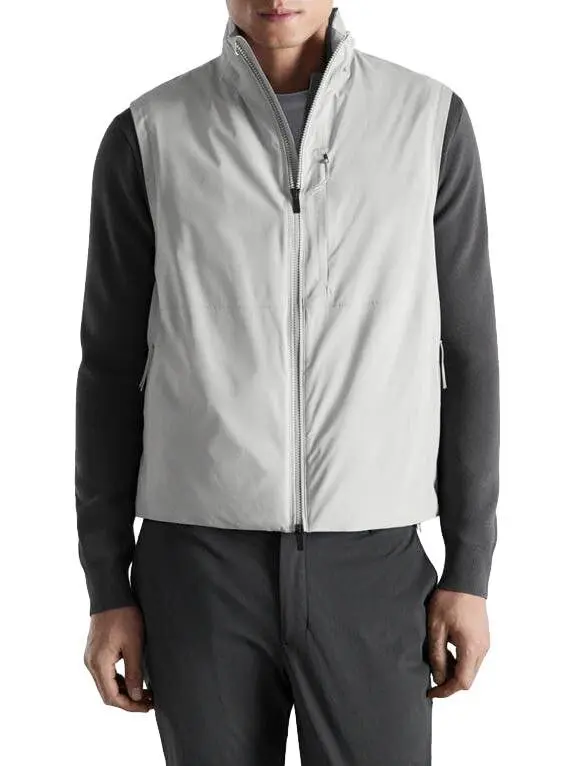 Mango Packable Water-repellent Vest - Ice Grey