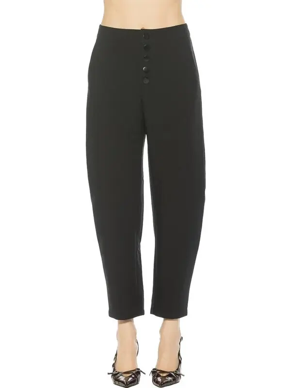 ALEXIA ADMOR Hollis Barrel Pants - Black