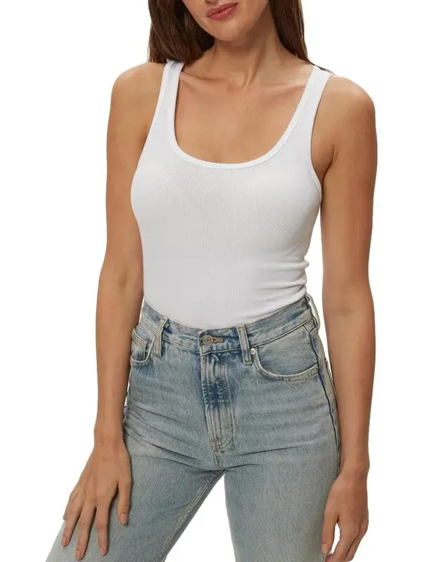 Michael Stars Breken Boyfriend Tank - White