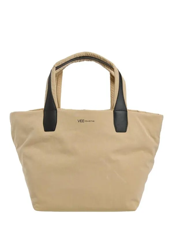VEECOLLECTIVE Medium Essence Tote - Beige Trench