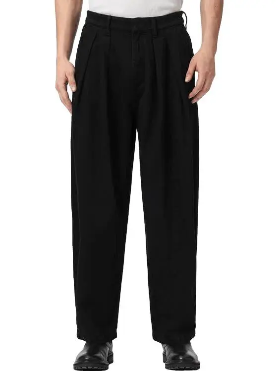 ALLSAINTS Becco Straight Leg Trousers - Black