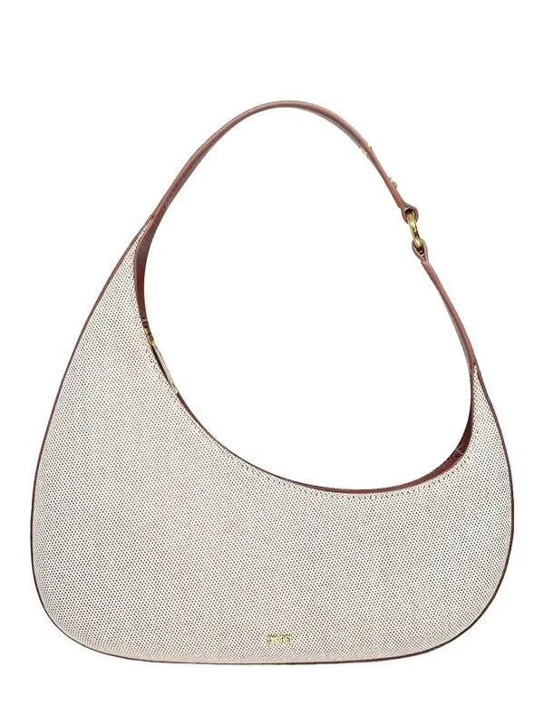 Jw Pei Harlee Woven Canvas Shoulder Bag - Brown Canvas
