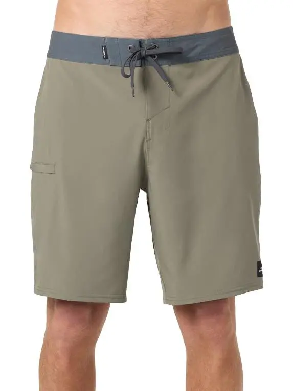 O'Neill Hyperfreak Heat Solid Board Shorts - Mulled Basil