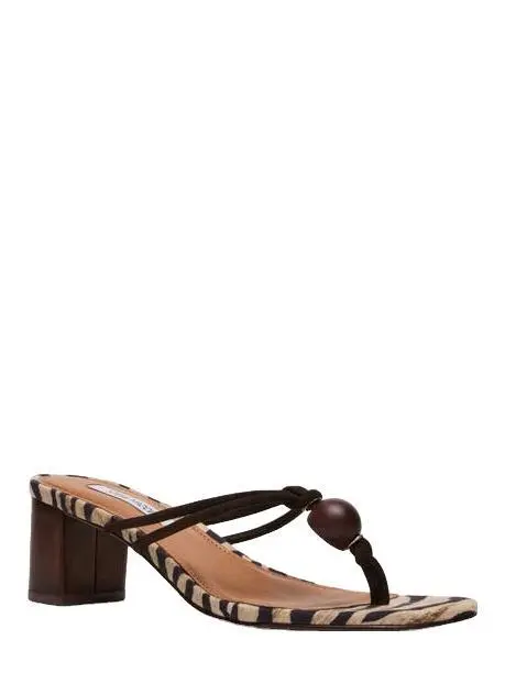 Steve Madden Remedy Block Heel Sandal - Brown Multi