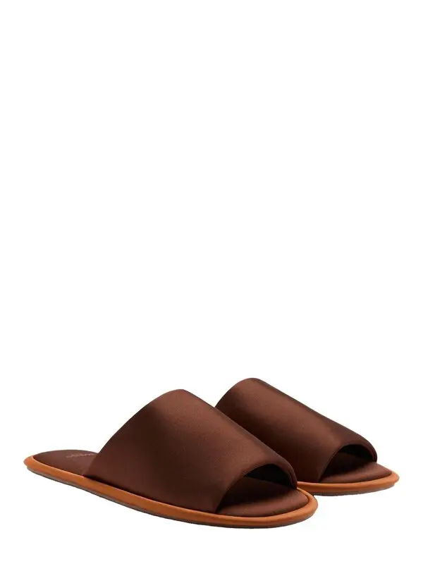 Mango Slide Slipper - Brown