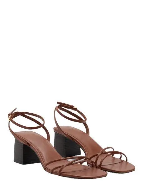 Mango Ankle Strap Sandal - Leather