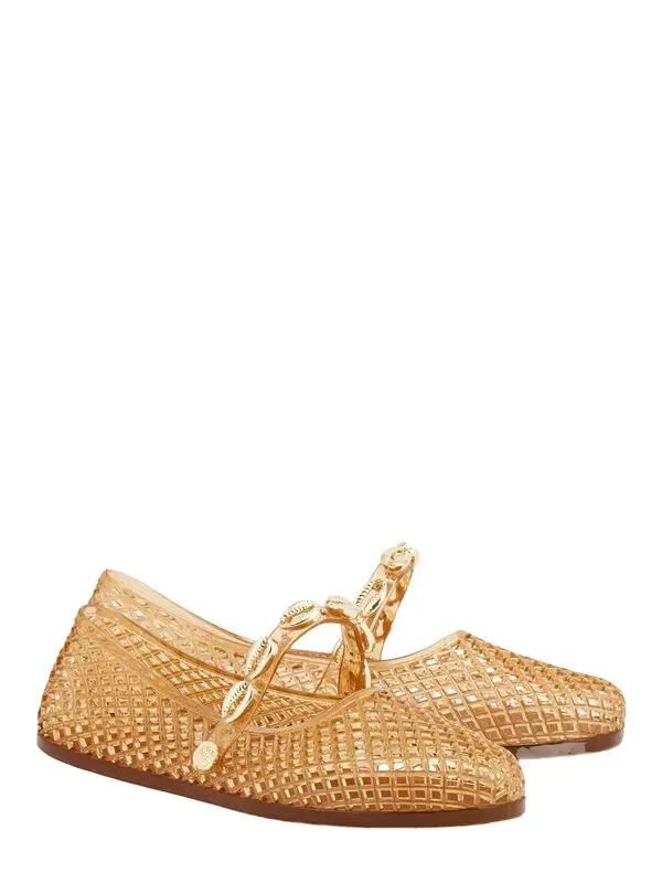 ANCIENT GREEK SANDALS Iro Shells Jelly Flat - Caramel