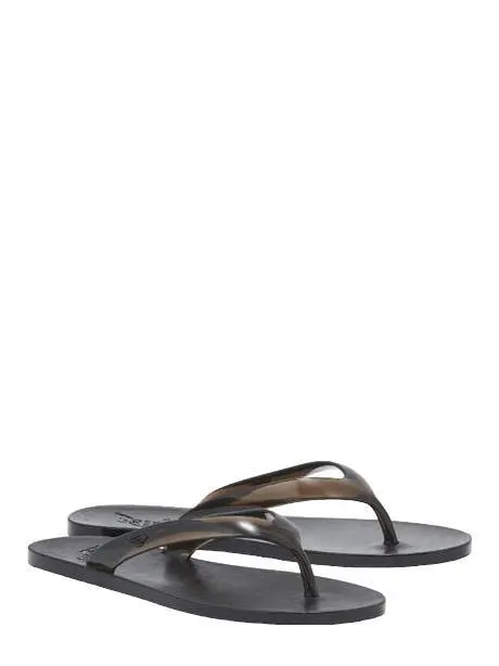 ANCIENT GREEK SANDALS Jelly Flip Flop - Black