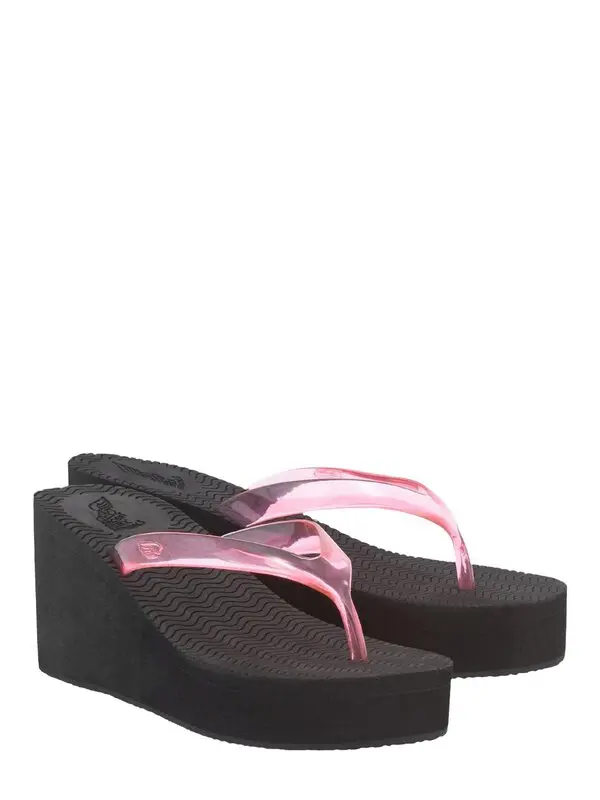 ANCIENT GREEK SANDALS Etheria Platform Wedge Flip Flop - Pink