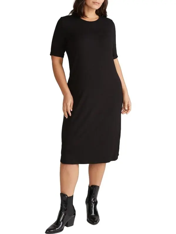 Universal Standard Lily Liquid Jersey Dress - Black