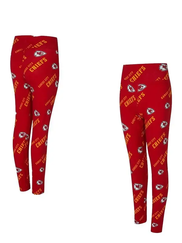 CONCEPTS SPORT Kansas City Chiefs Mosaic Allover Print Leggings - Red