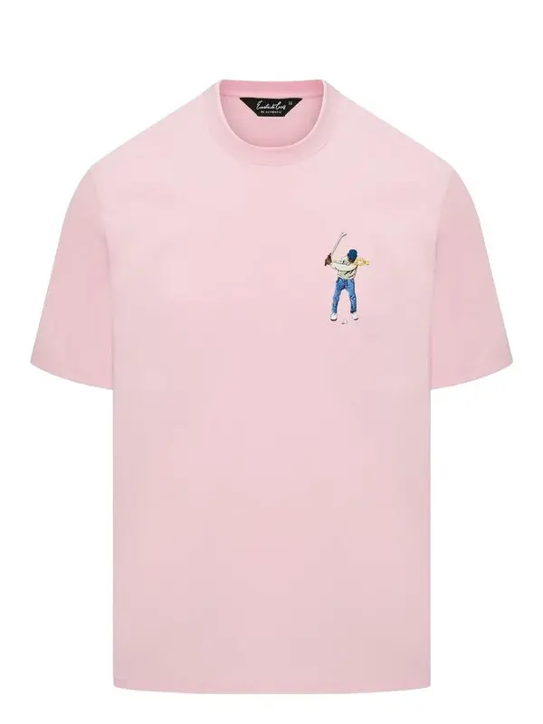 EASTSIDE GOLF Core Swingman T-shirt - Icy Pink