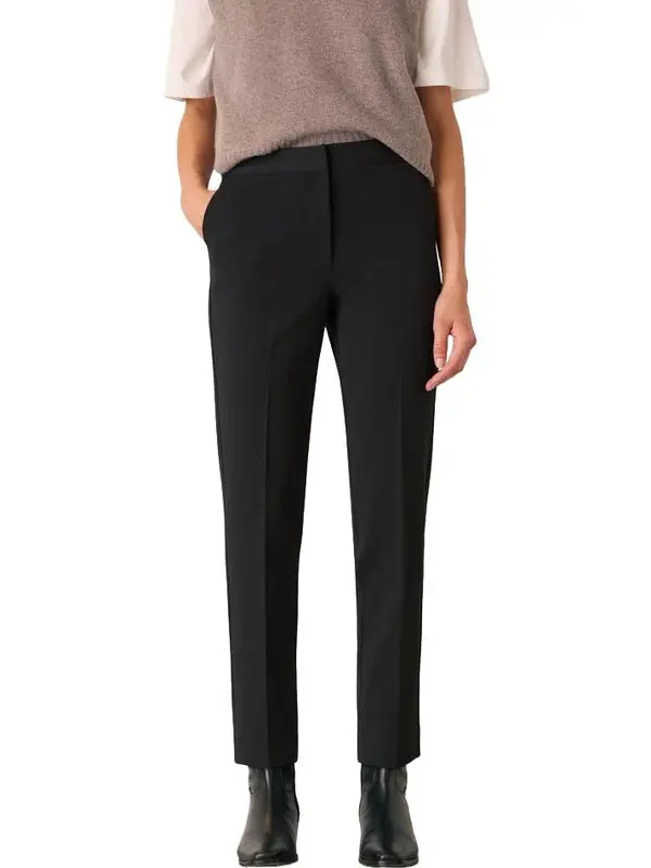 Whistles Lily Cigarette Trousers - Black