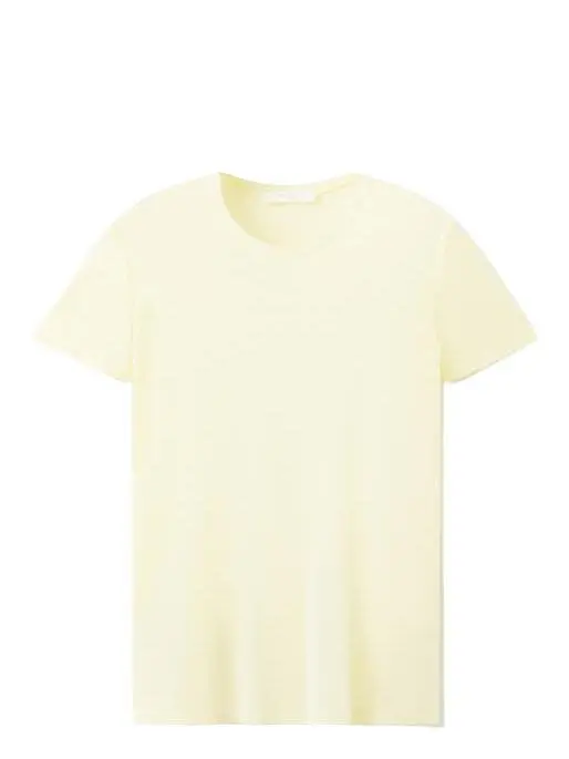 Mango Short Sleeve T-shirt - Pastel Yellow