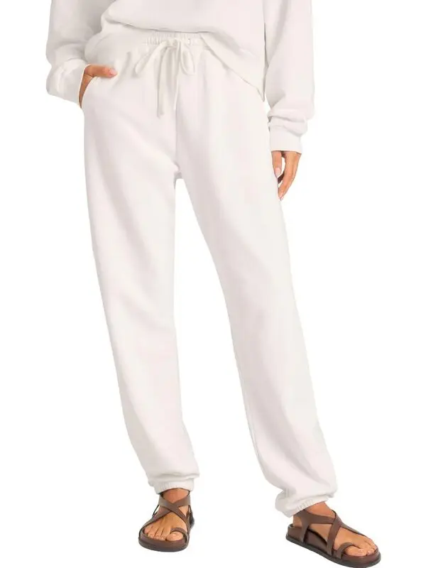 Vitamin A® Classic Cotton Sweatpants - White