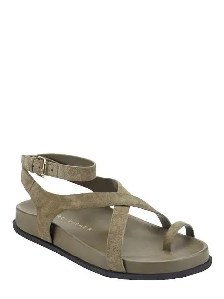 Marc Fisher Bevy Ankle Strap Sandal - Deep Green