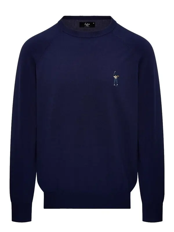 EASTSIDE GOLF Links Crewneck Sweater - Navy