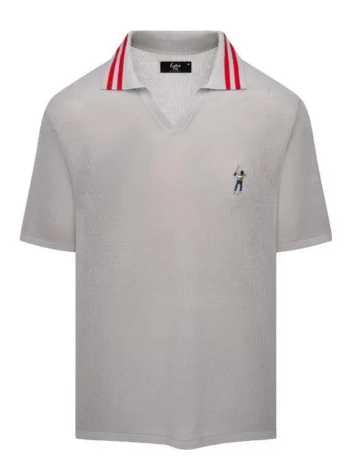 EASTSIDE GOLF Johnny Collar Polo - Opal Grey