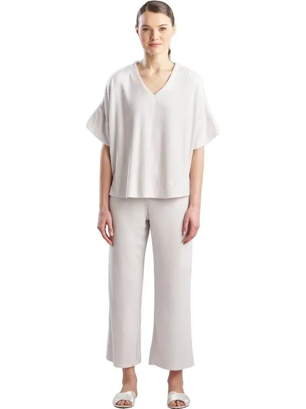 Natori Terry Lounge Top And Pant Set - Brown