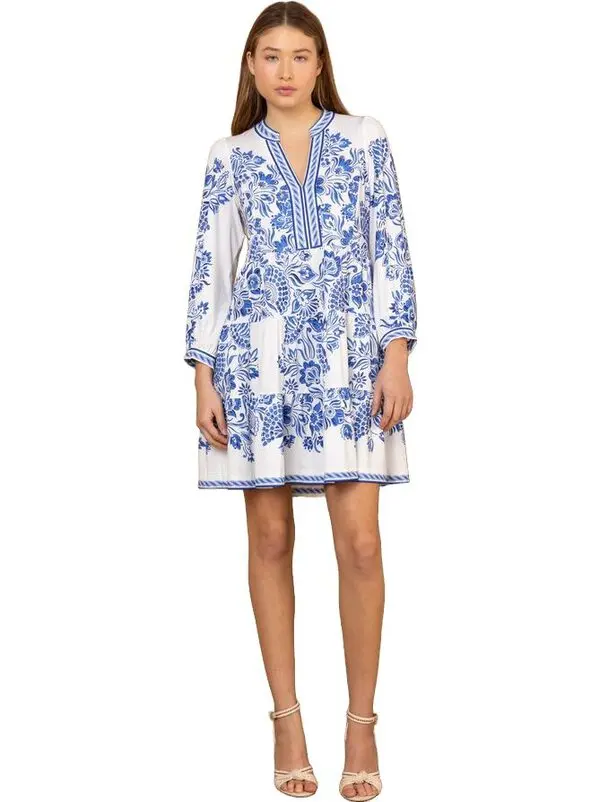 Hale Bob Demelza Jersey Dress - Blue